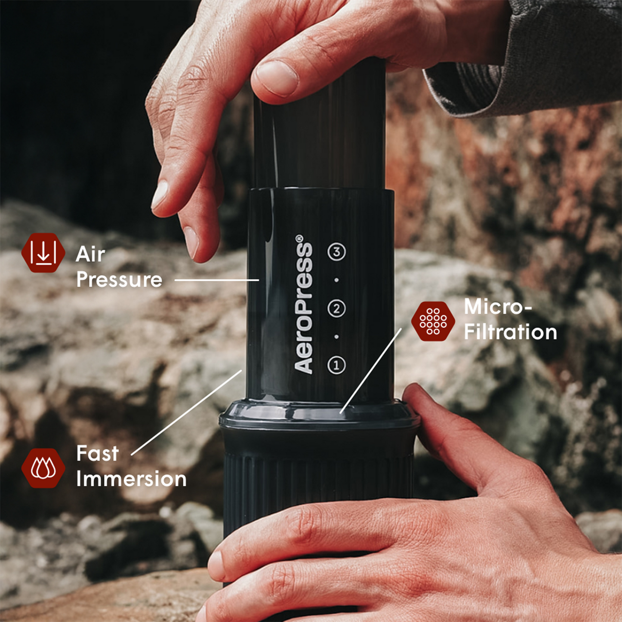 AeroPress GO Coffee Maker | Portable & Travel Coffee Maker | AeroPress ...